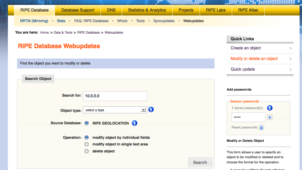 Example Usage of RIPE Database Geolocation Prototype | RIPE Labs